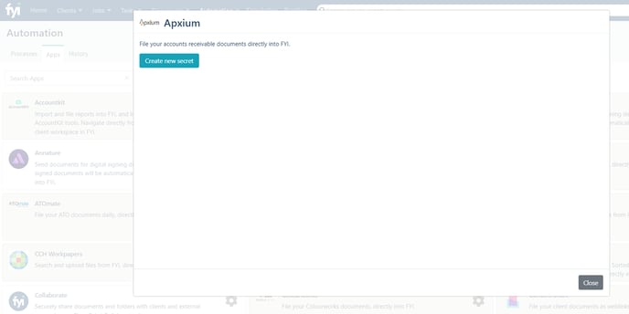 Apxium – FYI integration